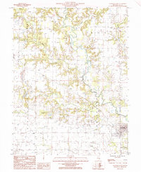 Hi-Res Interactive Map of Louisville West, Clay County, IL in 1985 | Pastmaps